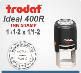 Trodat 400R Round Printy Self Inking Rubber Stamp